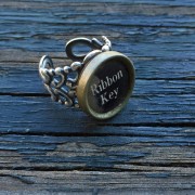 Authentic Typewriter Key Ring | lorraine frances